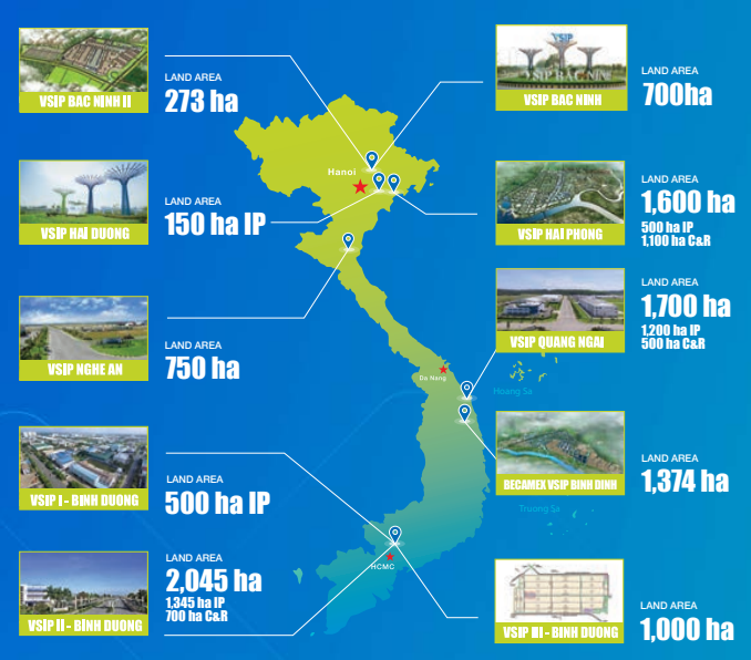 VSIP – Biểu tượng hợp tác Việt Nam và Singapore kinh doanh ra sao? | Fili
