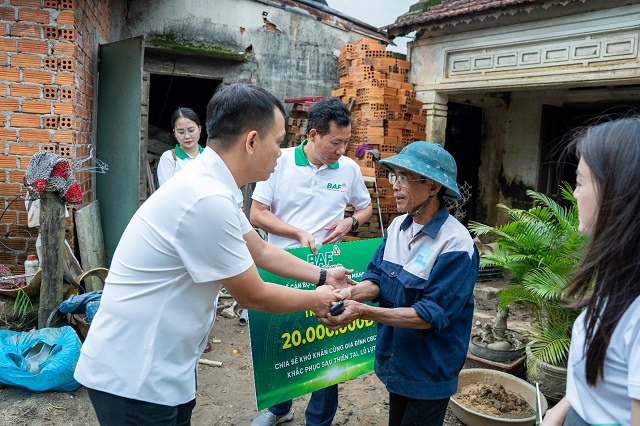 BAF đưa hơn 200 tấn gạo và gói cứu trợ thiết thực đến vùng bão lũ | Fili